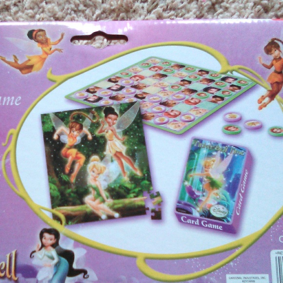 Disney | Other | Disney Tinker Bell Fairies 3 In Fun Cards Puzzle ...